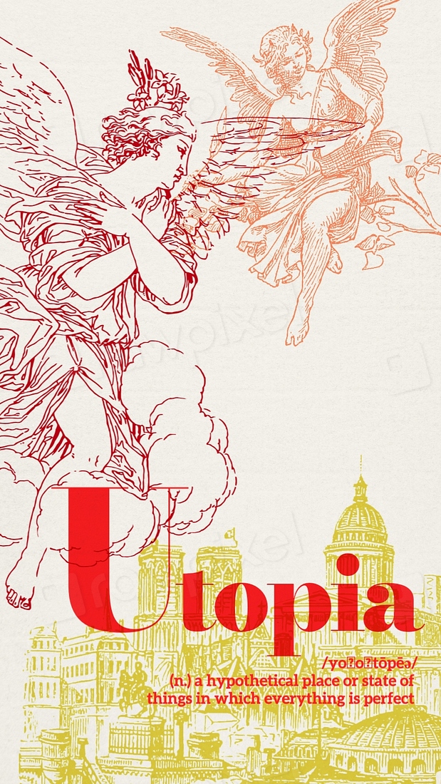 Utopia Instagram story template | Premium Editable Template - rawpixel