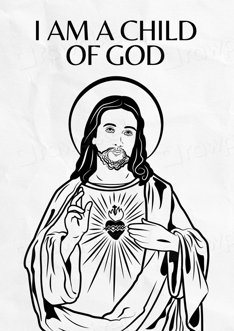 Child of God poster template | Premium Editable Template - rawpixel