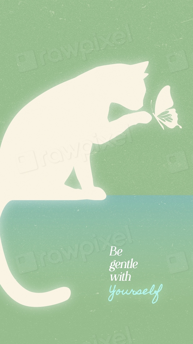 Be gentle mobile wallpaper template, | Free Editable Template - rawpixel