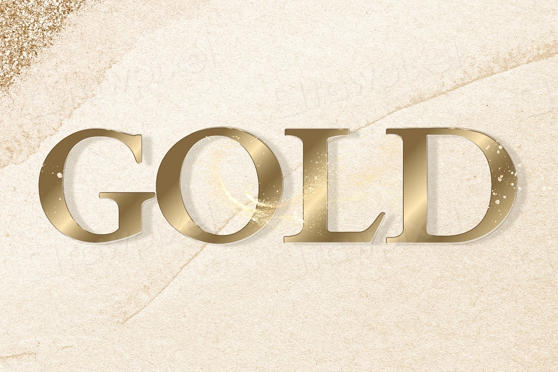 Metallic Gold | Premium Editable Design - rawpixel