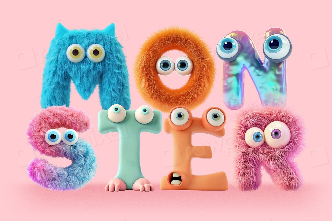 Monster Font | Premium Editable Design - rawpixel
