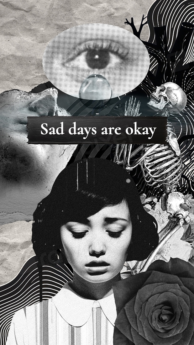 Sad day ok Instagram story | Premium Editable Template - rawpixel