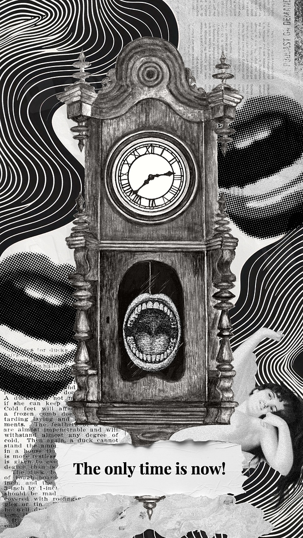 only time is now Instagram | Premium Editable Template - rawpixel