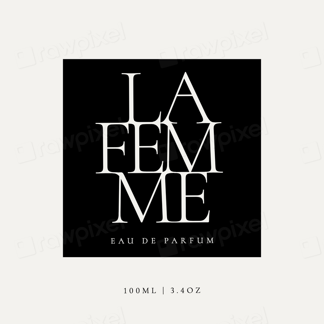 La femme label template, editable | Premium Logo Maker - rawpixel