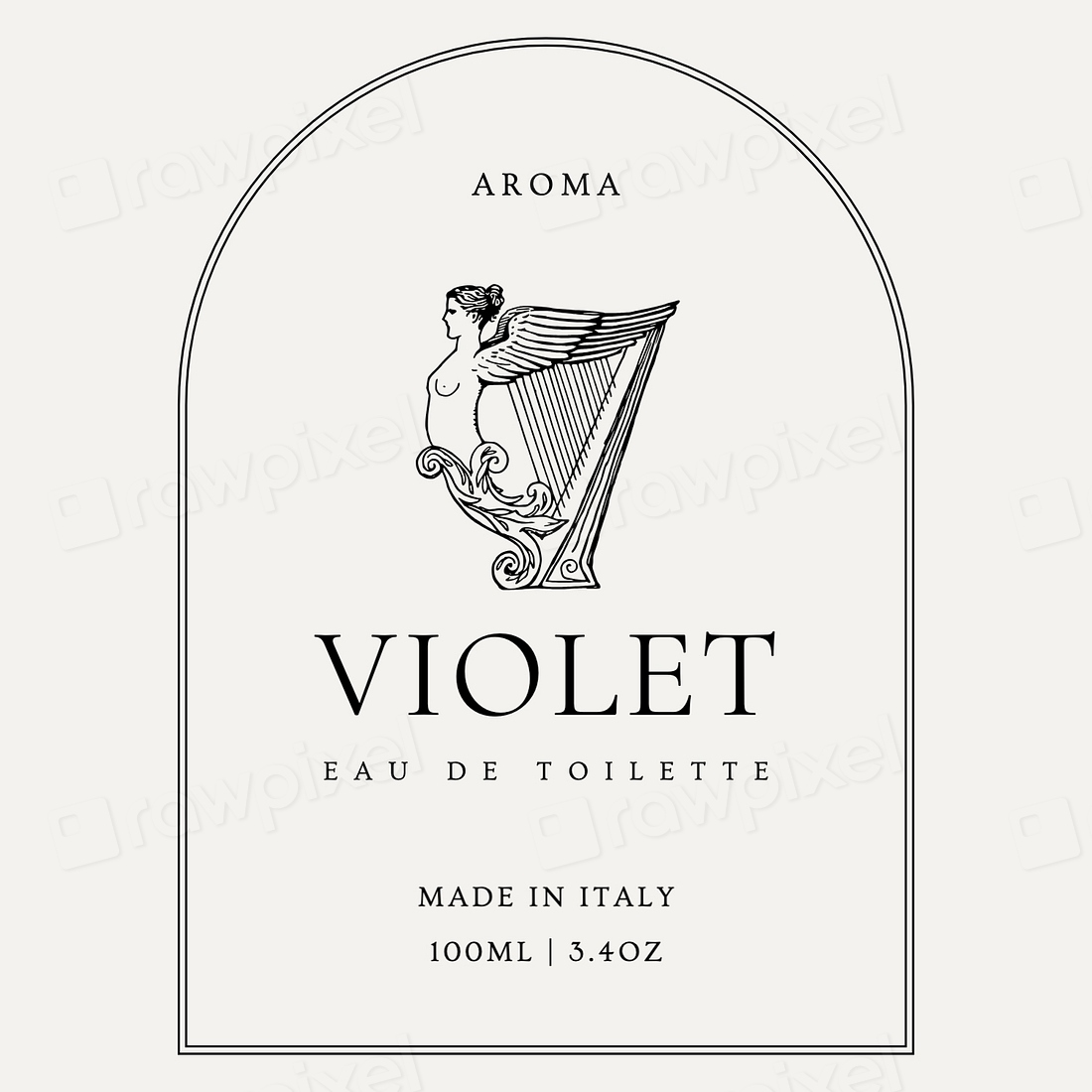 Perfume label template, editable business | Premium Logo Maker - rawpixel