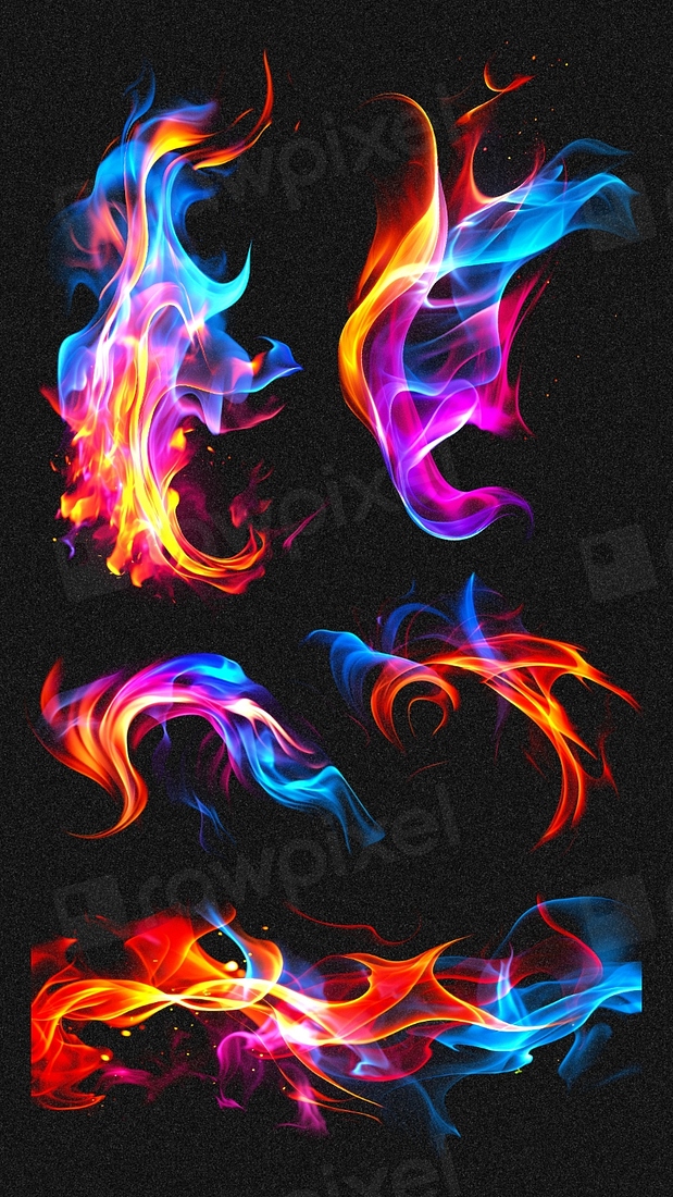 Fire effect isolated element set | Premium Editable Design - rawpixel