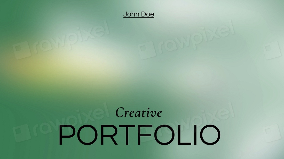 Creative portfolio presentation template | Premium Editable Template - rawpixel