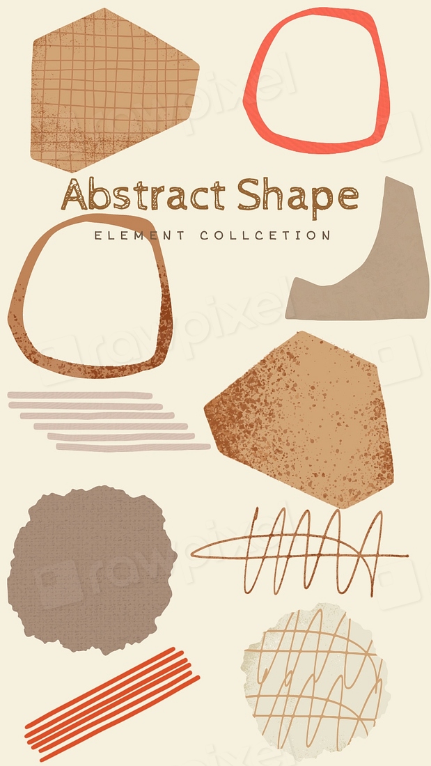 Editable abstract shape design element | Premium Editable Design - rawpixel