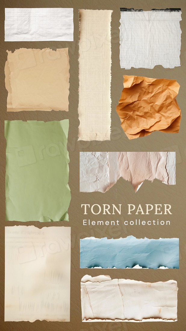 Editable torn paper design element | Premium Editable Design - rawpixel