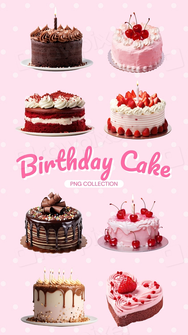 Editable birthday cake design element | Premium Editable Design - rawpixel