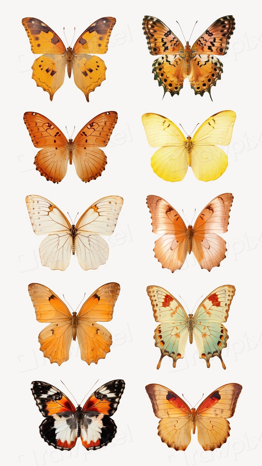 Editable real pressed butterfly design | Premium Editable Design - rawpixel