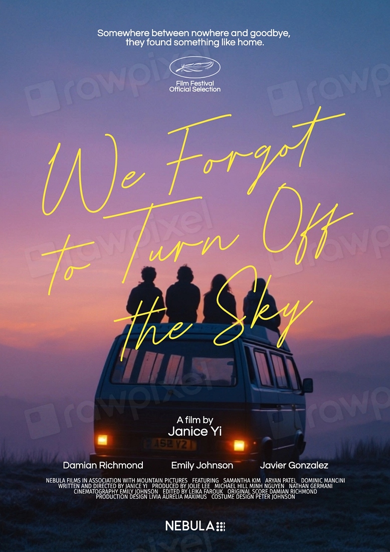 Retro film poster template, editable | Premium Editable Template - rawpixel