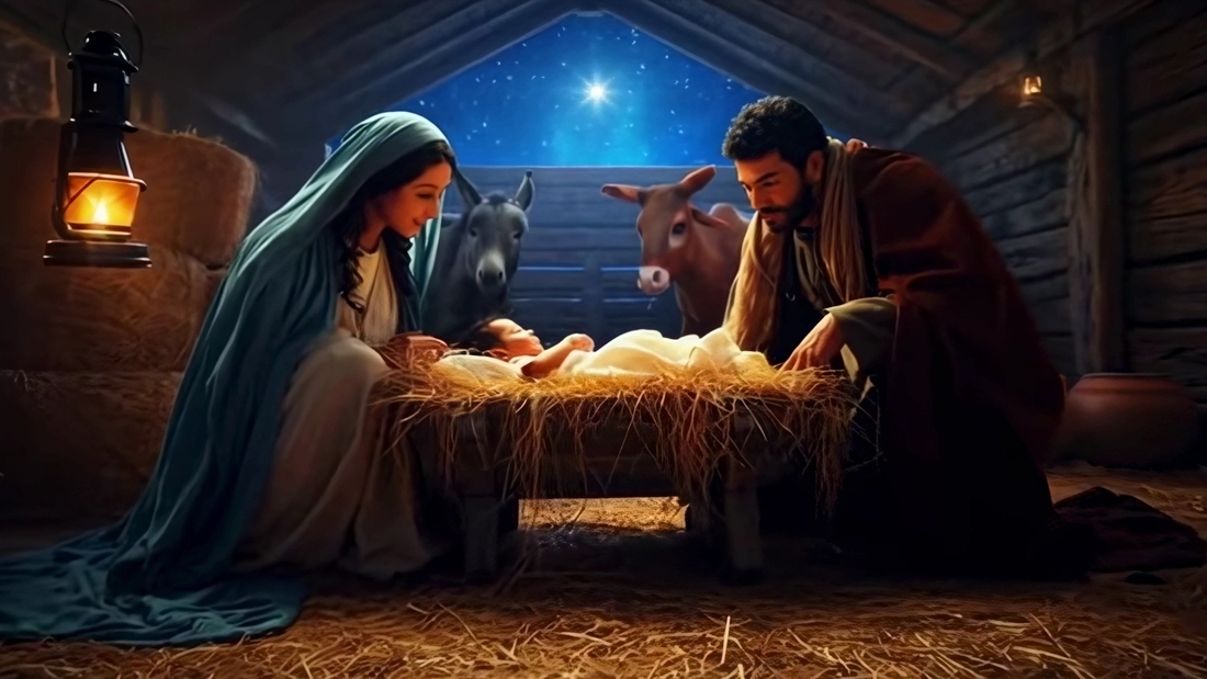 Nativity scene video warm, intimate | Free Video - rawpixel
