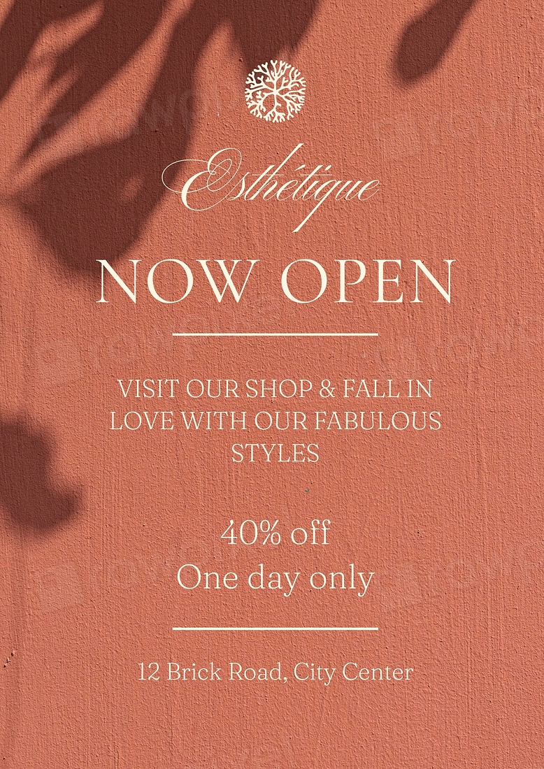 Shop now open poster template | Free Photo - rawpixel