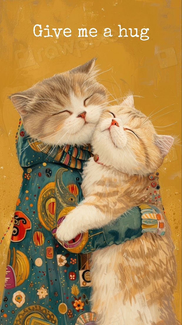 Give me hug quote mobile | Premium Photo - rawpixel