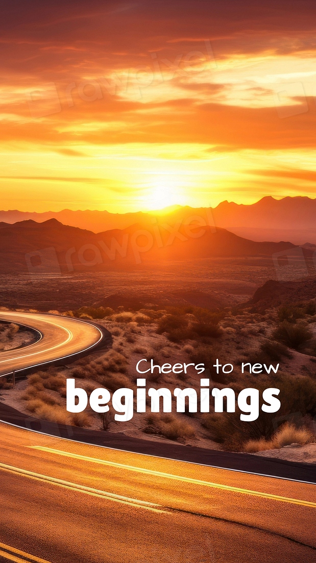 New beginnings mobile wallpaper template | Free Photo - rawpixel