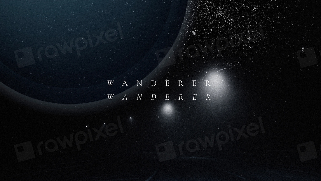 Space wanderer desktop wallpaper template | Free Photo - rawpixel