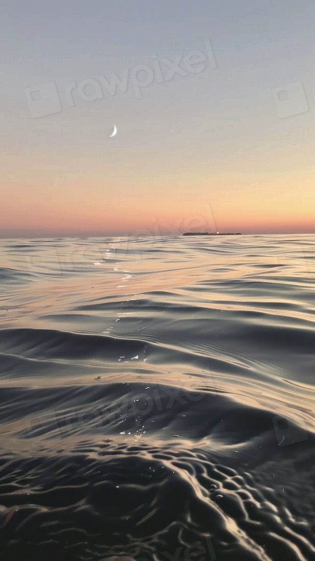 Still sea water ripple moon | Free Photo - rawpixel