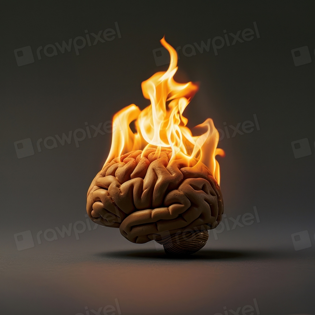Photography Burning brain flame bonfire. | Free Photo - rawpixel