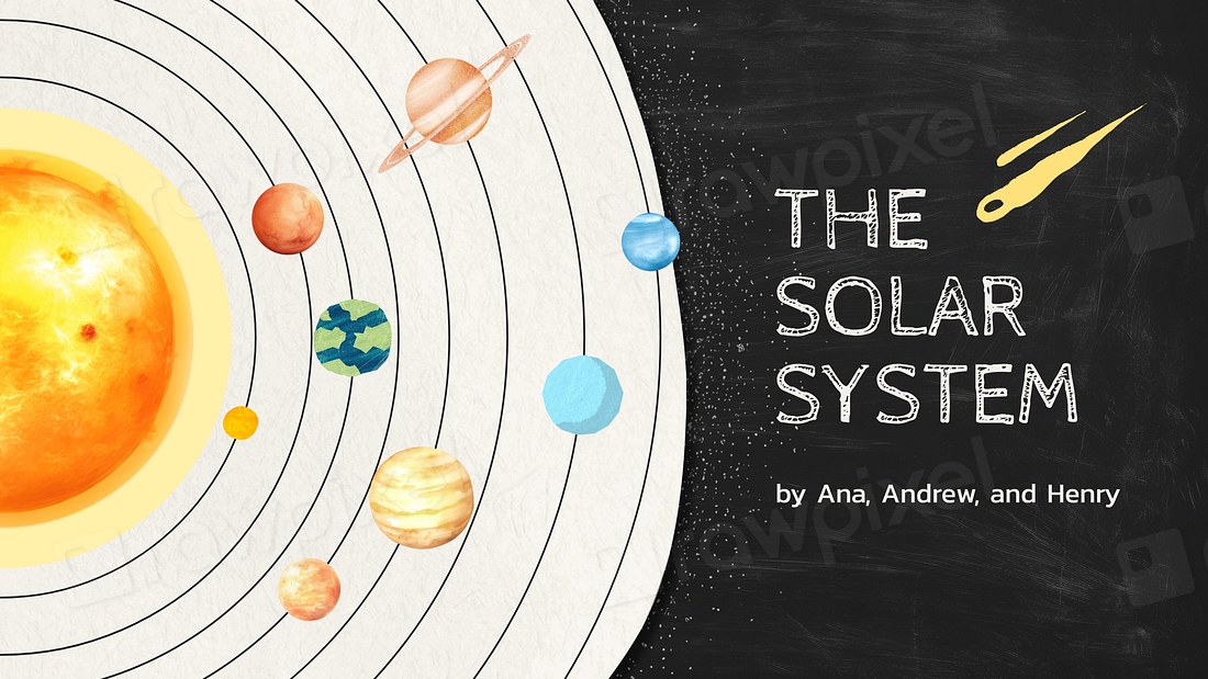 the solar system presentation template | Free Photo - rawpixel