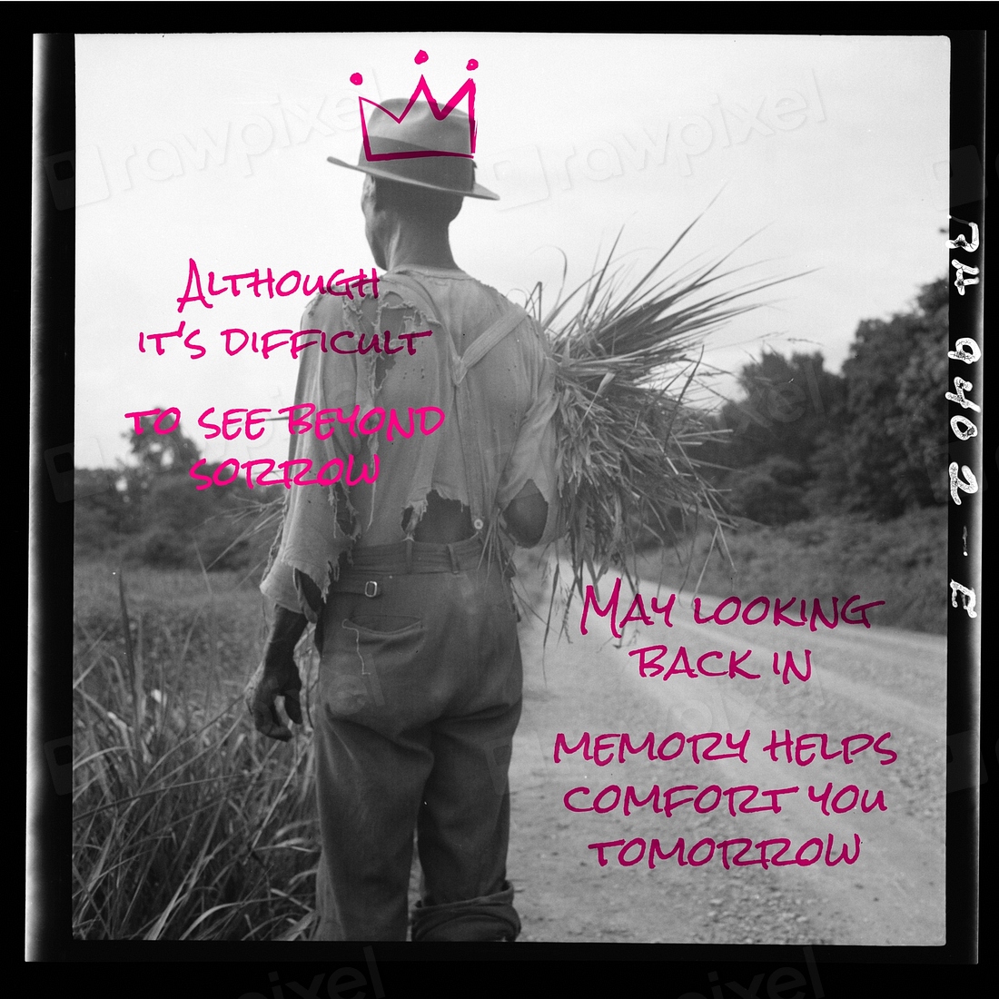 Bereavement quote Instagram post template | Free Photo - rawpixel