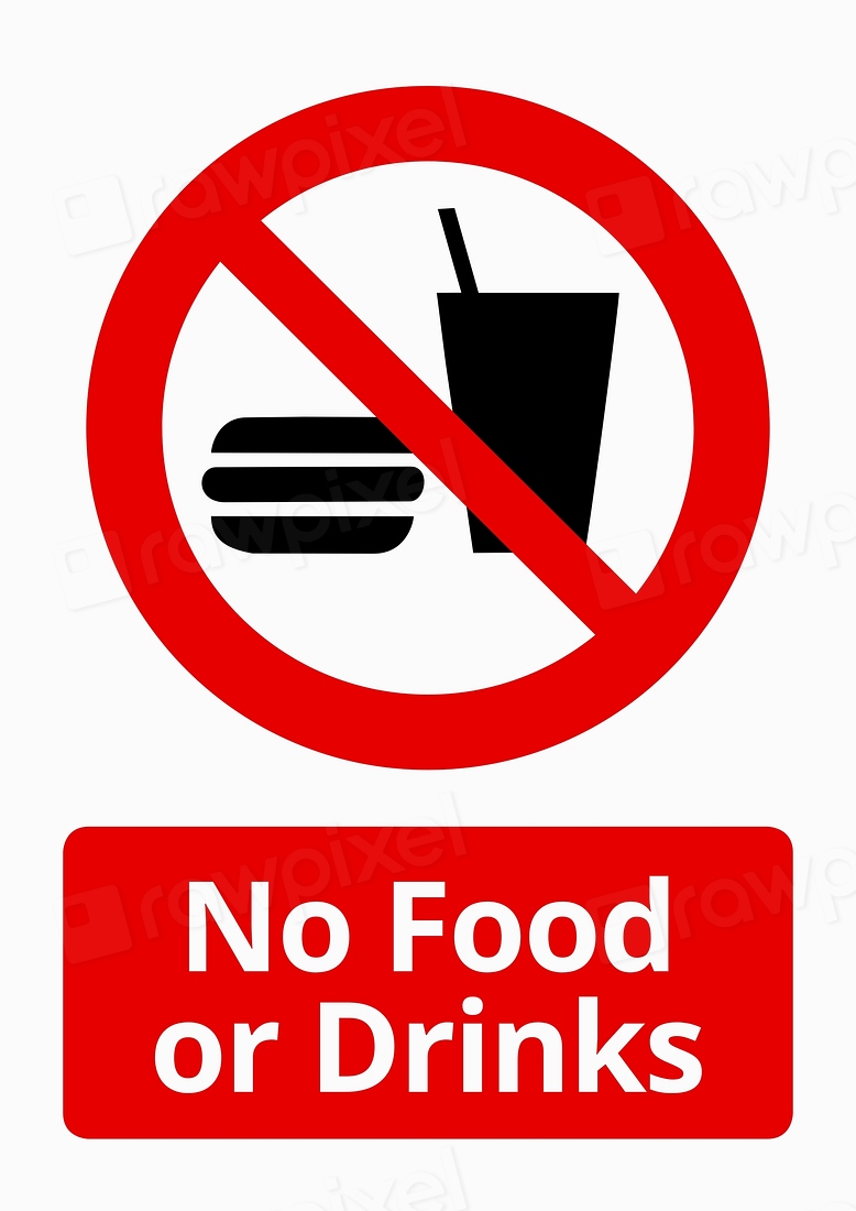 No food allowed poster template | Free Photo - rawpixel