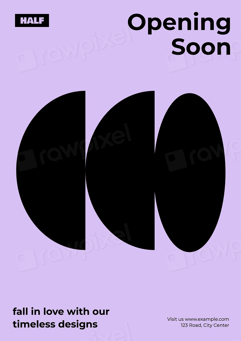 Opening soon poster template | Free Photo - rawpixel