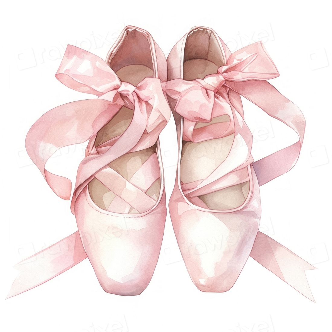 Coquette ballet shoes clothing footwear | Premium Photo Illustration ...