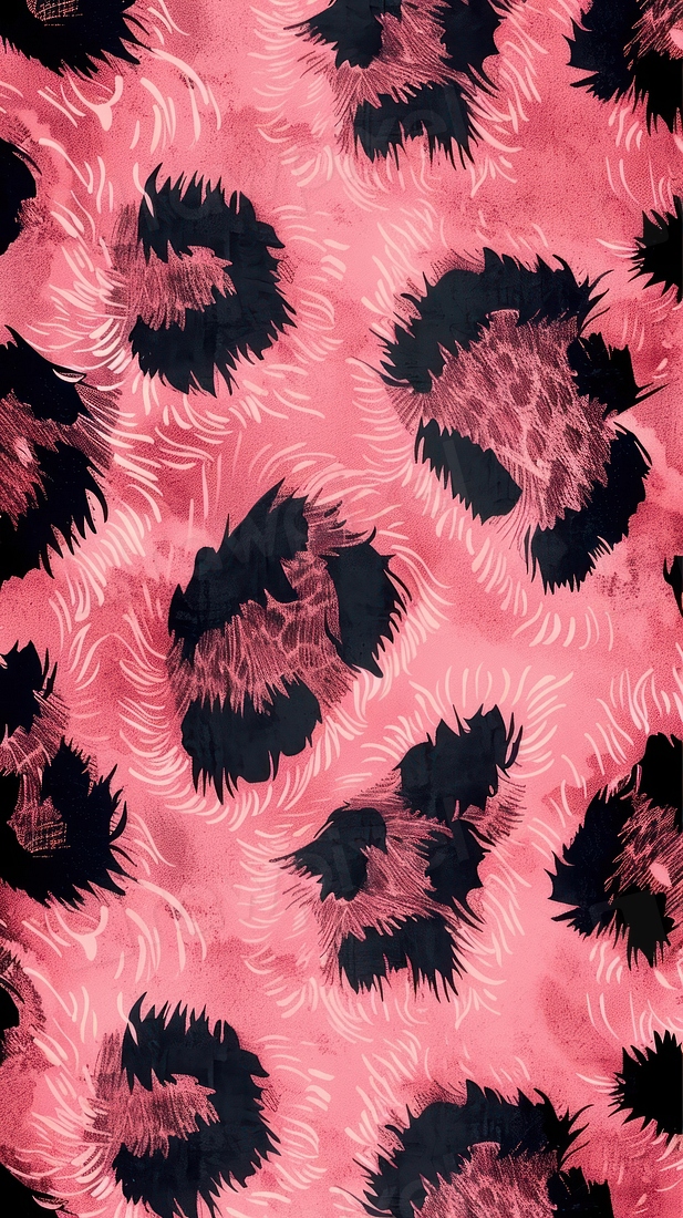 Pink leopard pattern person human. | Free Photo Illustration - rawpixel