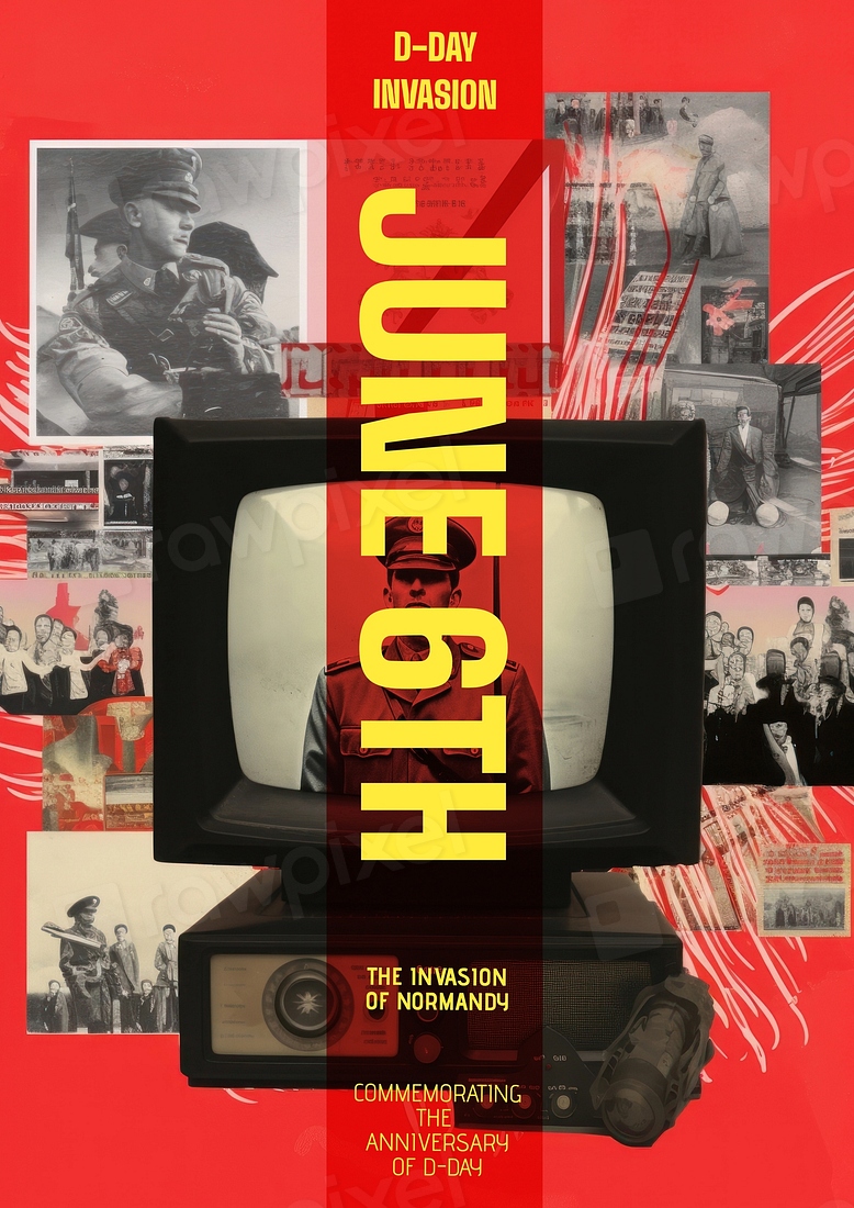 D-Day invasion poster template | Free Photo - rawpixel