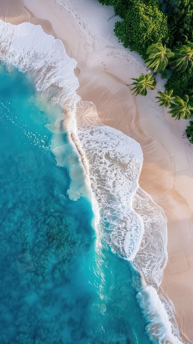 Beach wallpaper background ocean shoreline | Free Photo - rawpixel