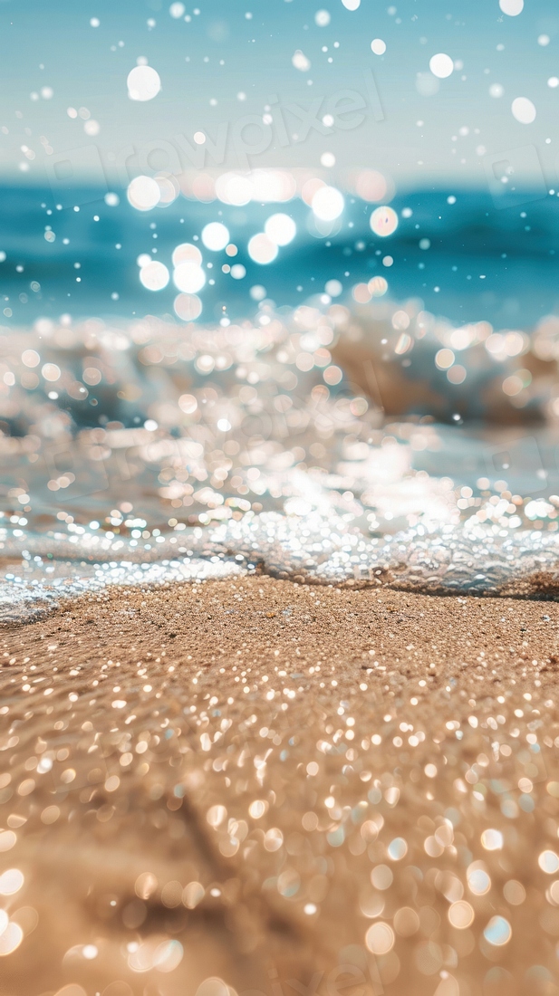 Sea beach wallpaper sea shoreline | Free Photo - rawpixel