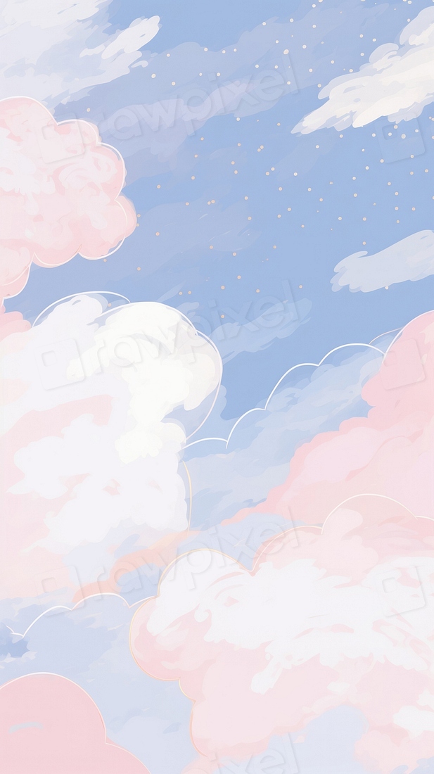Cute Anime Winter Snow Sky Premium Photo Illustration Rawpixel