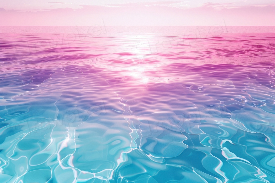 Neon beach wallpaper water shoreline | Free Photo - rawpixel