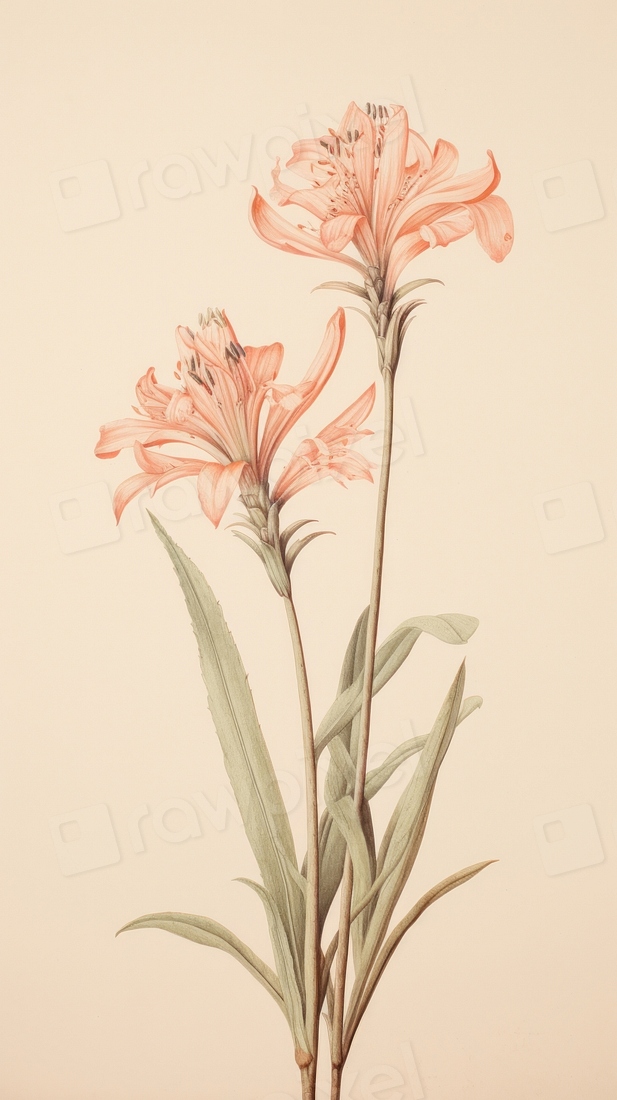 Wallpaper wildflower drawing sketch illustrated. | Free Photo ...