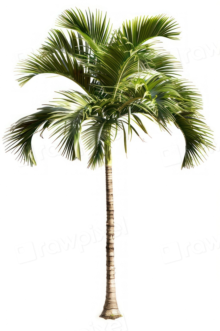 Tropical palm tree isolated image | Free Photo - rawpixel