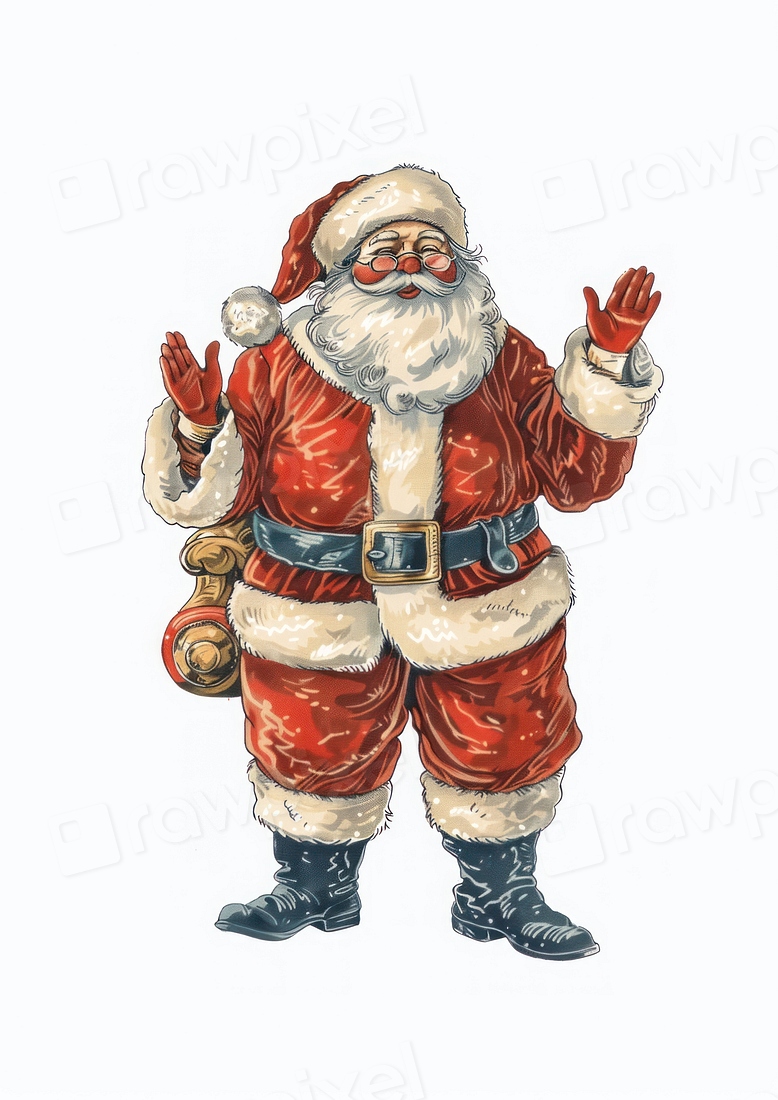 Vintage Santa Claus illustration | Free Photo Illustration - rawpixel