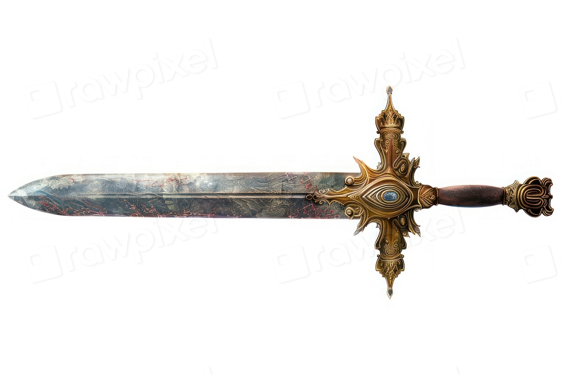 Ancient ornate sword with gem | Premium Photo Illustration - rawpixel