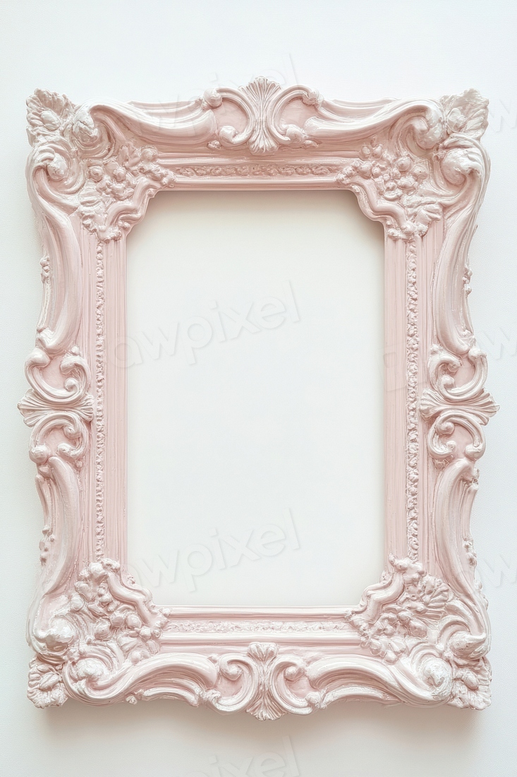 Pale pink Renaissance frame vintage | Free Photo - rawpixel