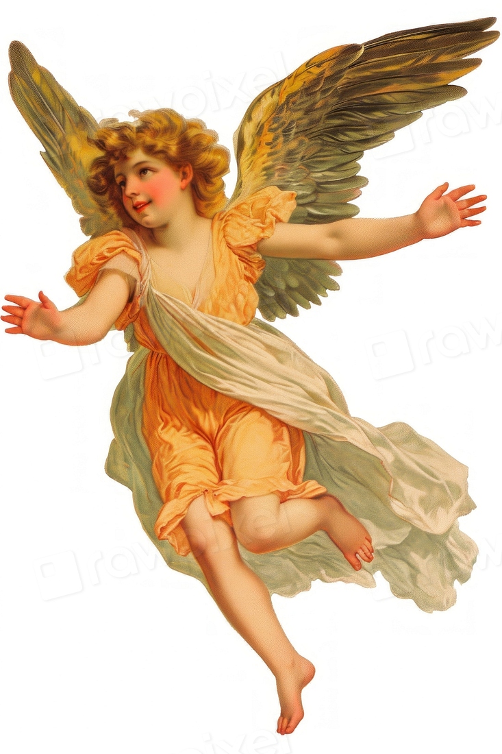 An angel flying usesual pose | Premium Photo Illustration - rawpixel