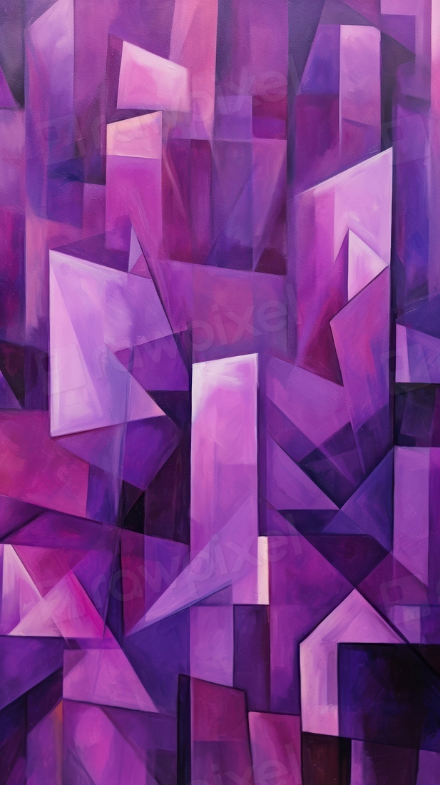 Purple abstract cubism background backgrounds | Premium Photo ...