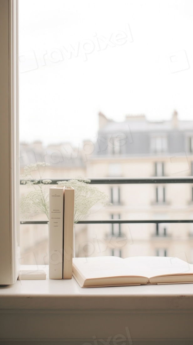 Book sitting window paris view | Free Photo - rawpixel