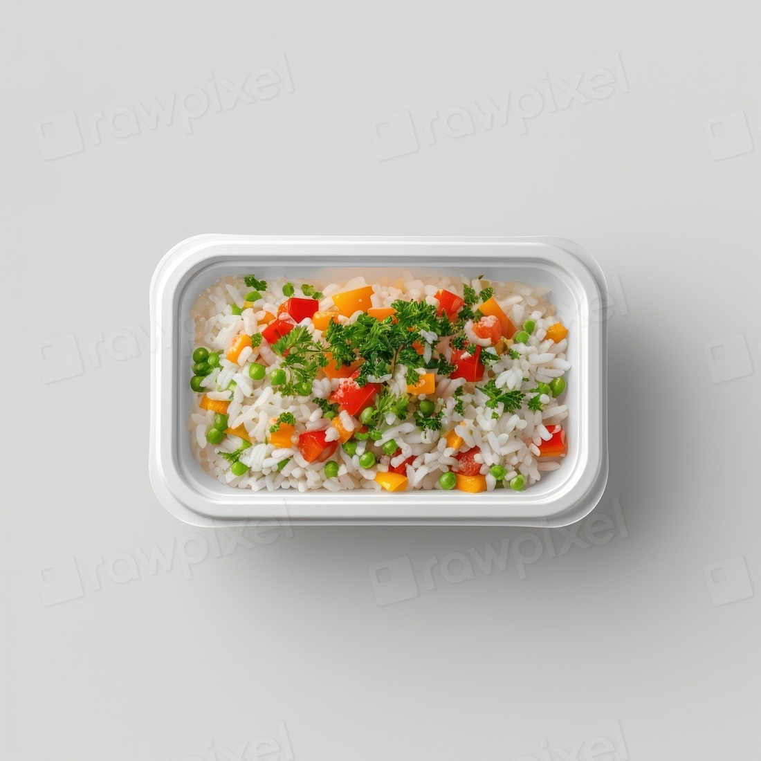Rice Vegetable Salad Food Container | Premium Photo - rawpixel