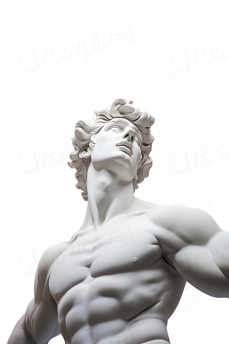 Greek sculpture looking statue white | Premium Photo - rawpixel
