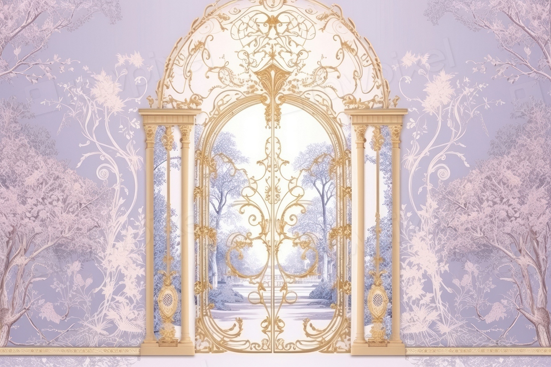 Solid toile wallpaper door gate | Premium Photo Illustration - rawpixel