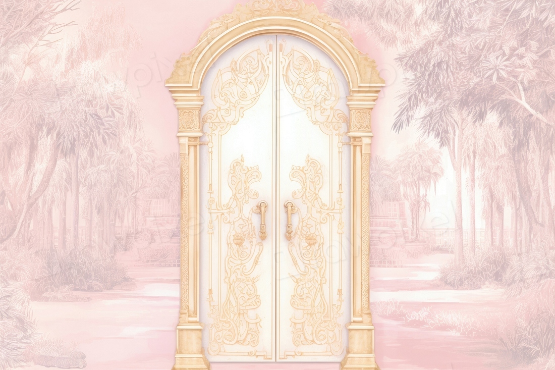 Solid toile wallpaper door gate | Premium Photo Illustration - rawpixel