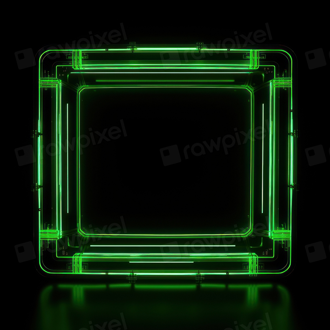 Frame light neon technology. | Premium Photo Illustration - rawpixel