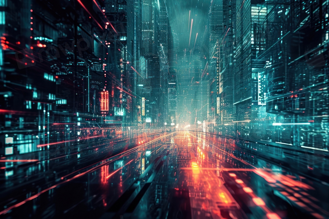 Cyberpunk abstract background backgrounds street | Free Photo ...