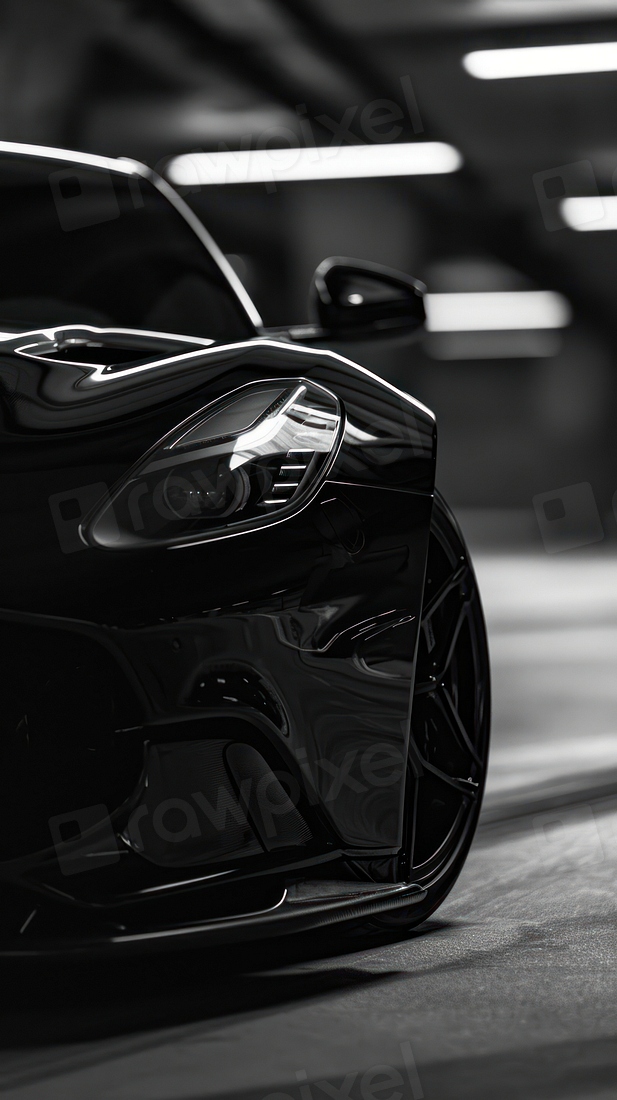 Sport car monochrome vehicle black. | Premium Photo - rawpixel