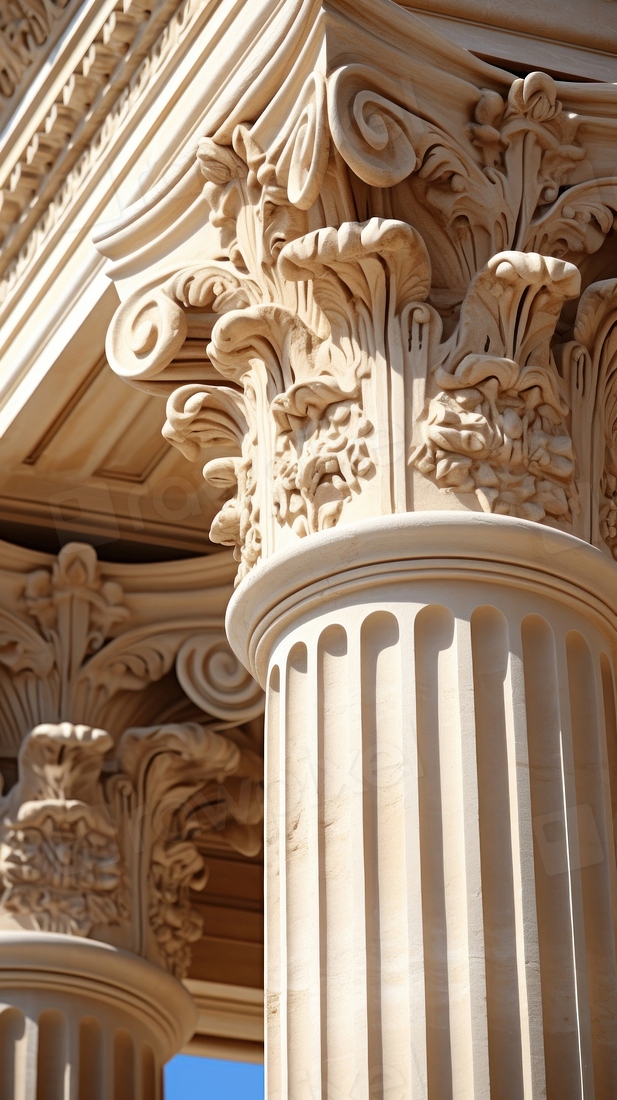 Greek temple architecture building column. | Free Photo - rawpixel